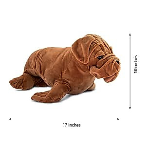 Randimals Sea Lion Plush Stuffed Toy Mastiff Dog Face 15”, Soft & Huggable, Premium Quality Hybrid Animal Friend Encourages Adventure & Imagination