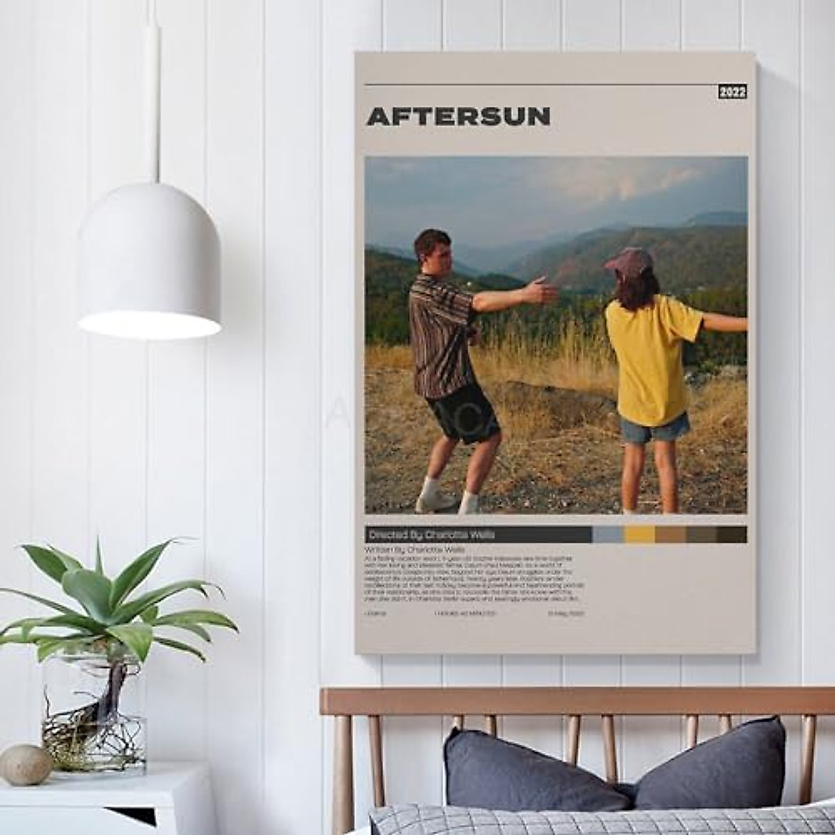 Aftersun Movie Poster Minimalist Film Posters (4) Canvas Painting Wall Art Poster for Bedroom Living Room Decor 08x12inch(20x30cm) Unframe-style