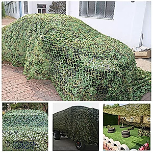 ORAMAI Woodland Camouflage Net,Camouflage Netting with Nylon Mesh Backing,Lightweight Sunshade Durable,Military Camo Net,Blinds Great for Outdoor Camping Decoration Hunting Blinds