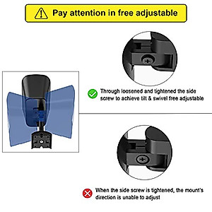 Wall Mount and Ceiling Mount for Logitech Z906 5.1 Surround Sound Speaker System Tilt and Swivel Adjustable Mounting Bracket for Logitech Z906 Satellite Speakers Wall Mount, Single