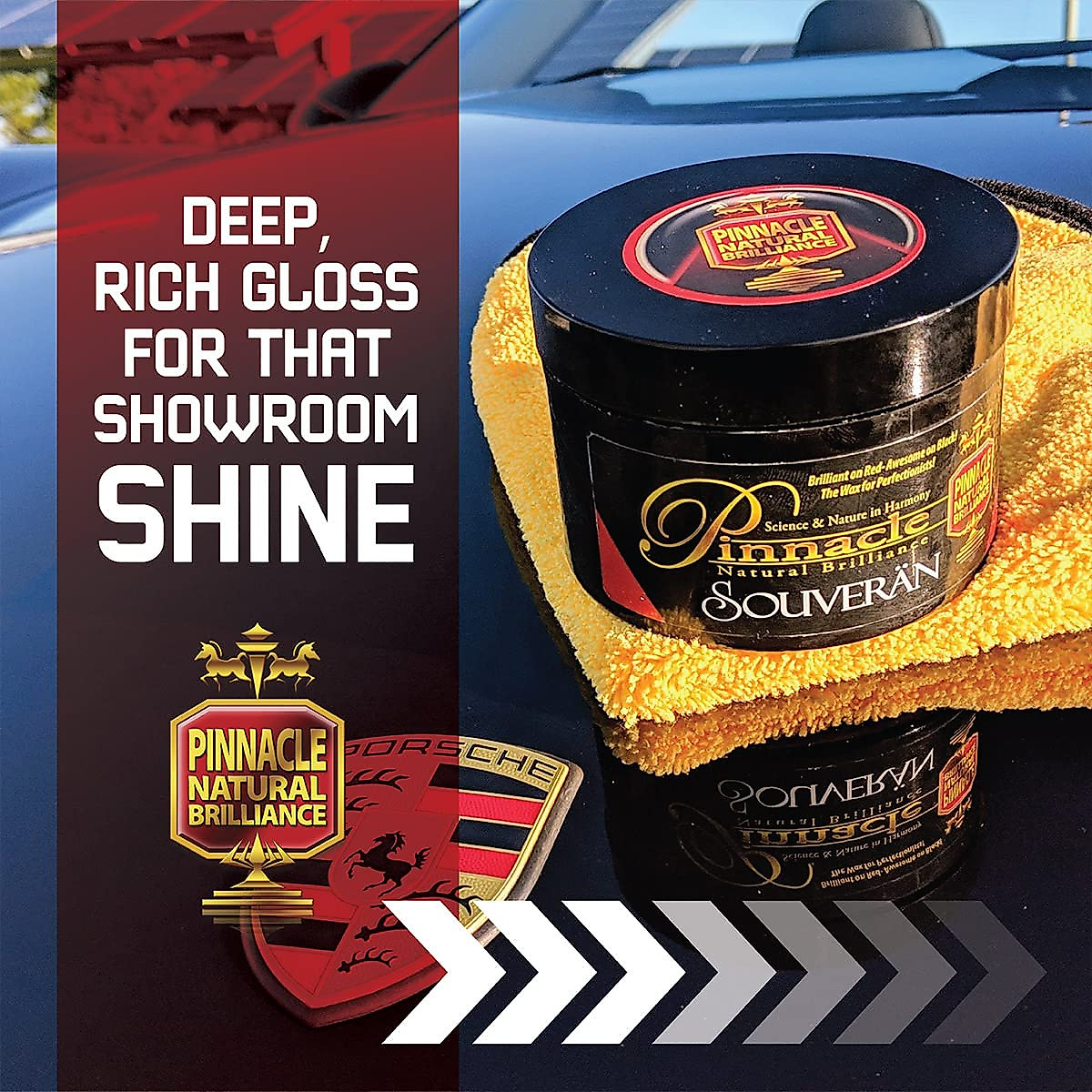 Pinnacle Natural Brilliance PIN-312 Souveran Paste Wax, 8 oz.