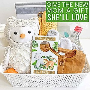 6 Hanger Dividers Baby Closet Size Dividers - Safari Baby Closet Dividers, Baby Closet Organizer For Nursery Organization, Baby Essentials For Newborn Essentials, Nursery Closet Dividers Girl or Boy