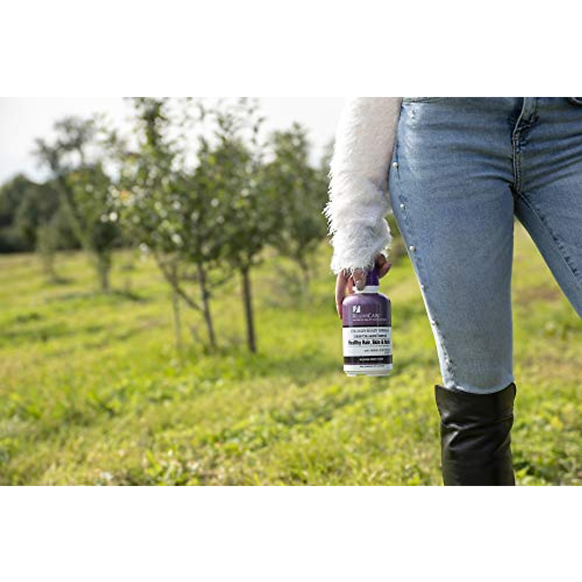 Rejuvicare Liquid Collagen Beauty Formula with Amino Acids, Protein and Biotin, Delicious Grape Flavor, Purple 16 oz ,32 servings