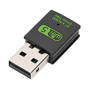CHICIRIS 【𝐄𝐚𝐬𝐭𝐞𝐫 𝐏𝐫𝐨𝐦𝐨𝐭𝐢𝐨𝐧】 RTL8821CU WiFi Network Card, 2 in 1 WiFi Dongle, Smartphones for Windows7/8/8.1/10/Xp