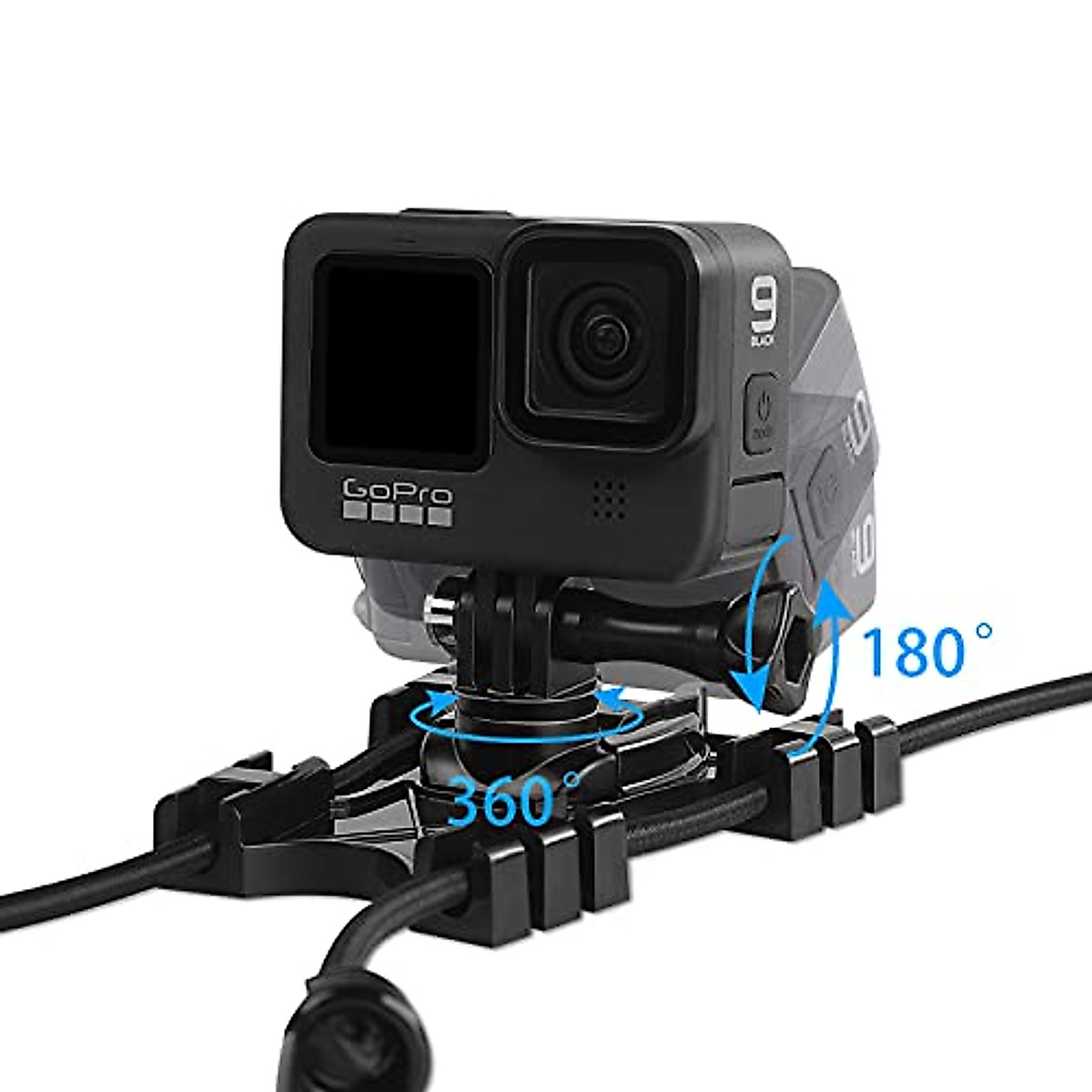 KOQEIEY Fence Mount - Swing Vision Fence Mount Compatible with Gopro11, iPhone, Phone, Mevo Start and Other Action Cameras for Softball, Tennis, Baseball, Football, Net/Chain Link Games Recording