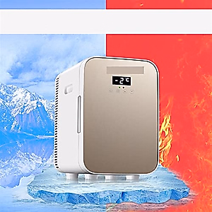 YAARN Small Fridge for Bedroom Mini Fridge 13.5L Can Portable Personal Small Refrigerator Compact Cooler and Warmer for Food Bedroom Dorm Office Car