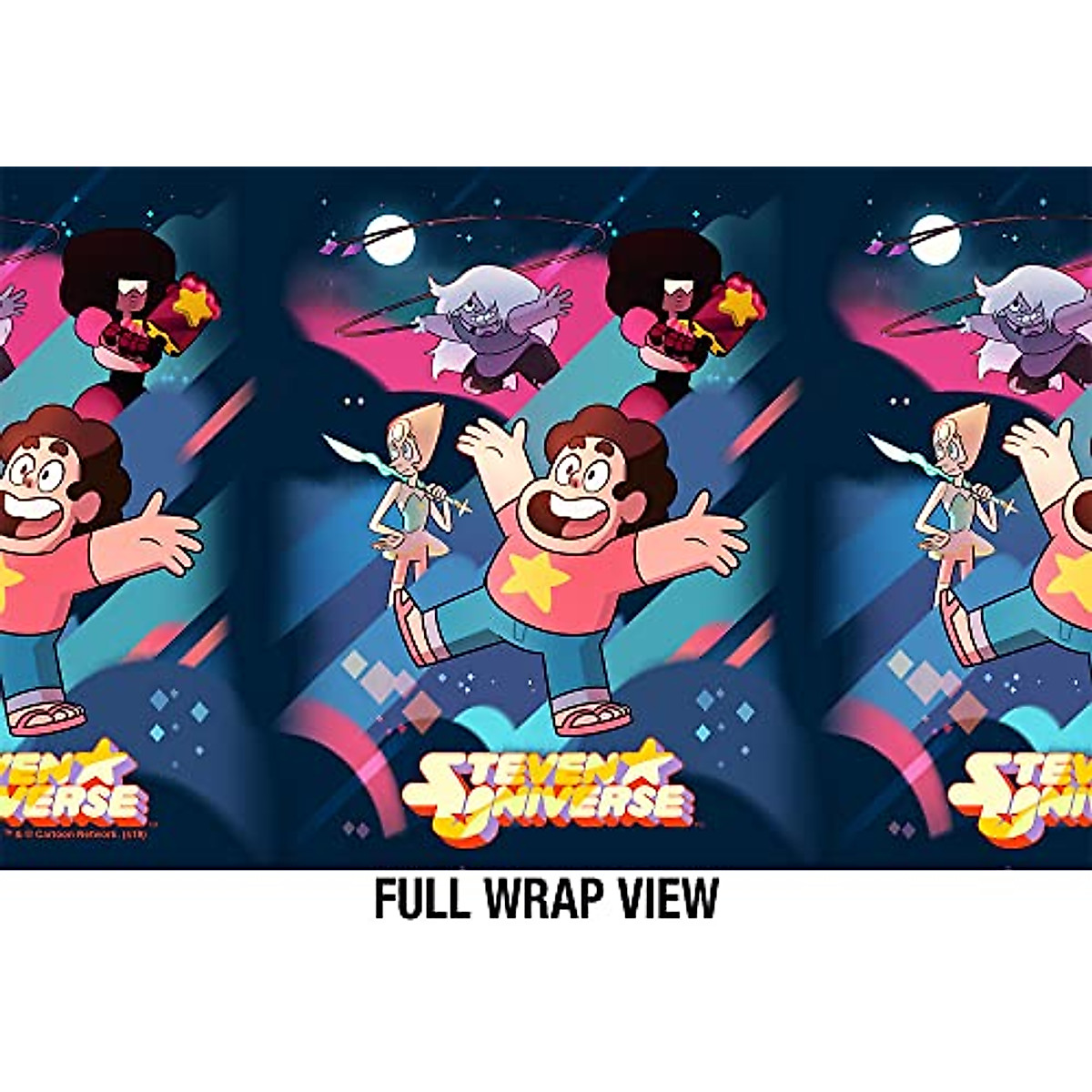 Steven Universe OFFICIAL Group Shot 18 oz Insulated Water Bottle, Leak Resistant, Vacuum Insulated Stainless Steel with 2-in-1 Loop Cap