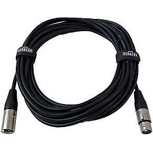 Gearlux XLR Microphone Cable, Fully Balanced, Male to Female, 25 Feet - 6 Pack