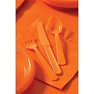 Celebrations 96-Count 9 oz. Hot/Cold Cups, Sunkissed Orange