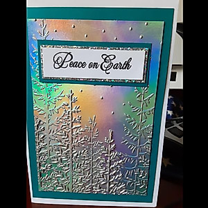 Kwan Crafts 3D Tree Woodland Background Plastic Embossing Folders for Card Making Scrapbooking and Other Paper Crafts 3050933