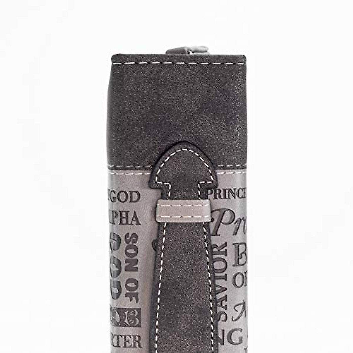 Divinity Boutique Bible Business Report Cover (25716) | 8.25" x 5.50" x 1", Black/Gray, Medium