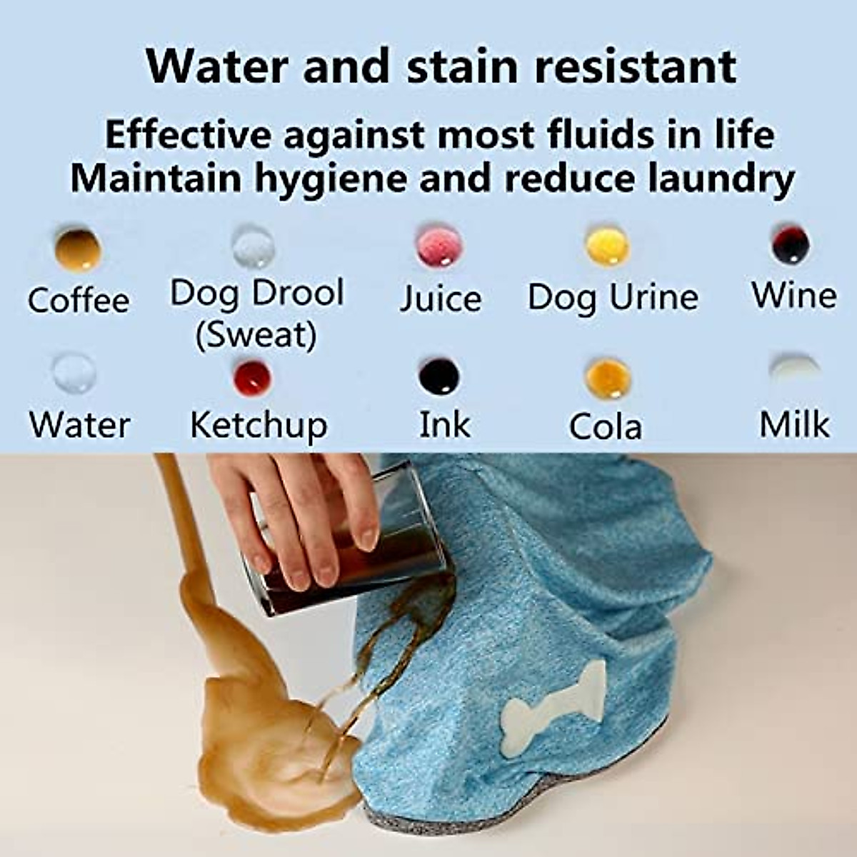 DAJIDALI Dog and Cat Shirt in Tech Fabric with Luminous Print, Pet Clothes for Large, Medium, and Small Dogs, 2-Pack of Lightweight Functional t-Shirts