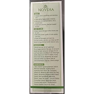 NOVEHA Tea Tree Oil Foaming Cleanser | Therapeutic Daily Skincare For Eyelash & lids, MGD, Eye Irritations, Stye Eyes, Skin Dryness, Moisturize with Organic Ingredients, For All Skin Types 3.38 Fl Oz