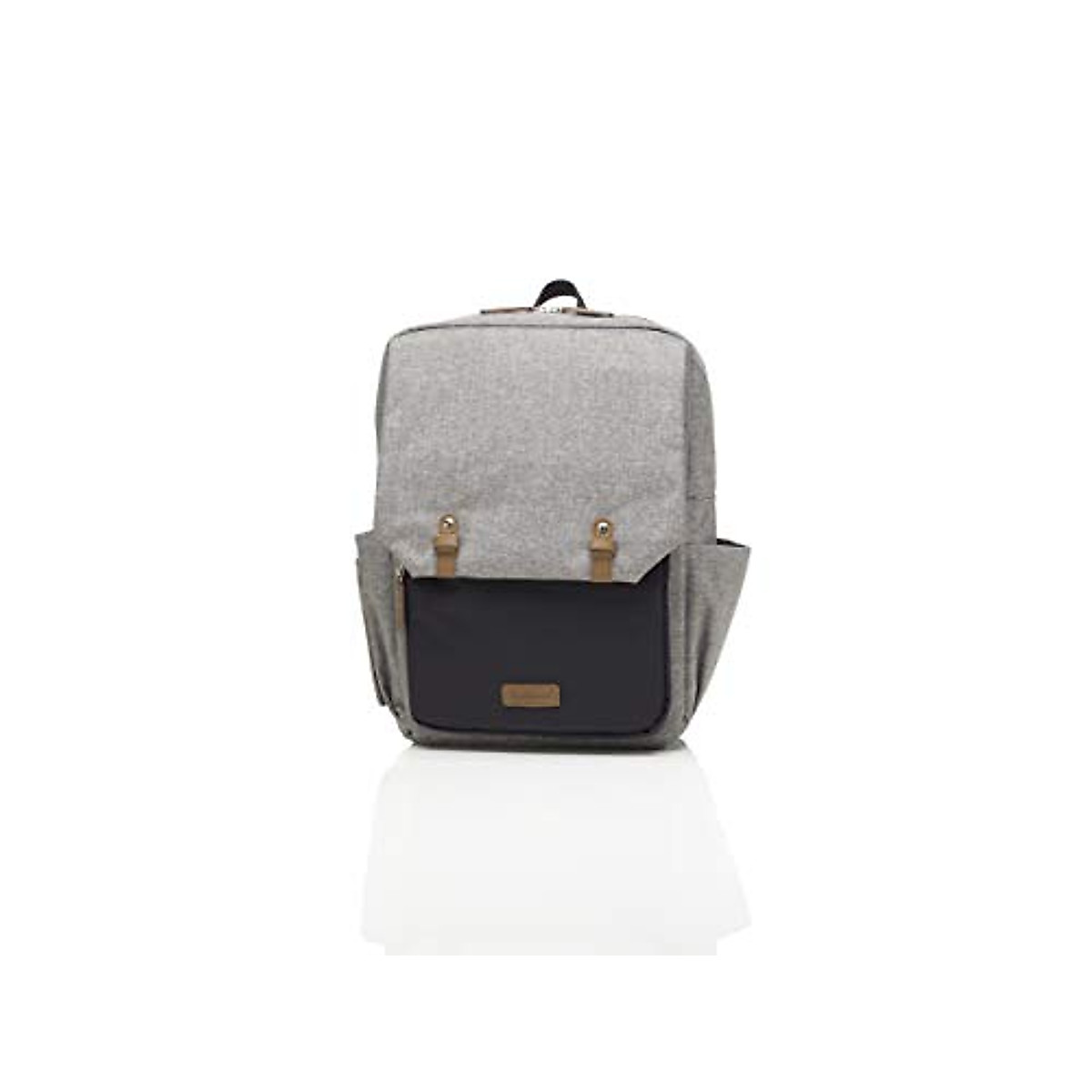 Babymel George Unisex Diaper Backpack in Grey and Black