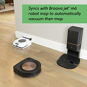 iRobot Roomba s9+ (9550) Robot Vacuum with Automatic Dirt Disposal- Empties itself, Wi-Fi Connected, Smart Mapping, Powerful Suction, Corners & Edges, Ideal for Pet Hair, Black