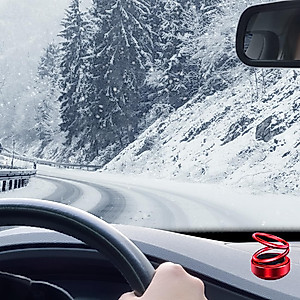 2025 New Portable Kinetic Molecular Heater, Solar Rotating Double Ring Suspension Car Aromatherapy Ornament, Portable Kinetics Heater For Car Kinetics Molecular (4Pcs)