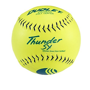 DUDLEY 11" USSSA Thunder SY Slowpitch Classic W Stamp Softball - 12 Pack