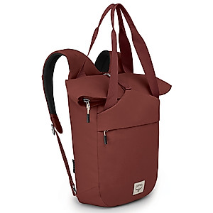 Osprey Arcane Zip Top Tote Backpack, Acorn Red