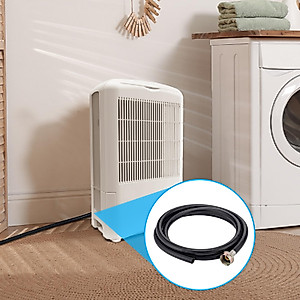 Leakproof Dehumidifier Drain Hose 3/4" FHT - 5 FT Thickened Dehumidifier Hose with Rustproof Durable Connector, No Kink and Easily Coilable, Fits for Most of Dehumidifiers