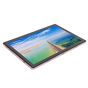 HD IPS Tablet 10.1 Inch, 3GB RAM 64GB ROM for Tablet PC, Touch Screen Tablet with 13MP, 5MP Dual Camera, 6000mAh Large Battery for Home, Kids, Office, Pink (US Plug)