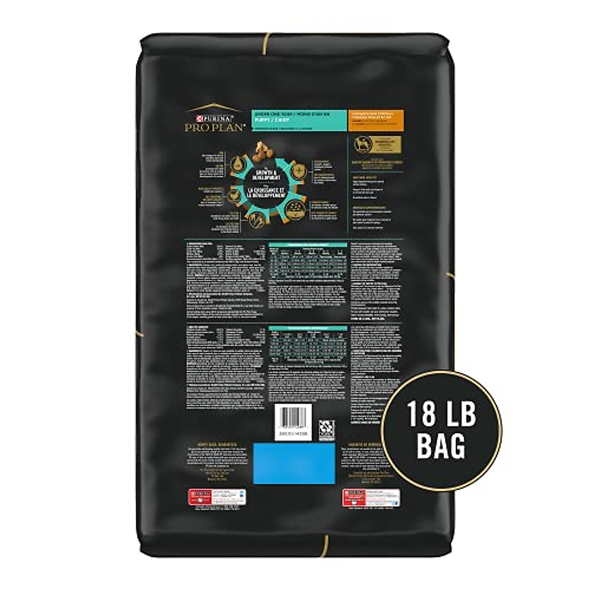 Purina Pro Plan High Protein Puppy Food Shredded Blend Chicken & Rice Formula - 18 lb. Bag