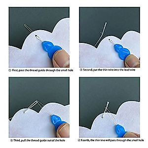 Cloud Party Decoration Kit Garland White Pink Marble Paper Cutouts Streamer Supply Hanging Banner for Birthday Baby Shower Graduation Wedding Under The Sea Kids Room Nursery Backlgroud (Pink Marble)