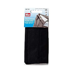 Prym Security Pocket 20 x 14 cm Black + Zip