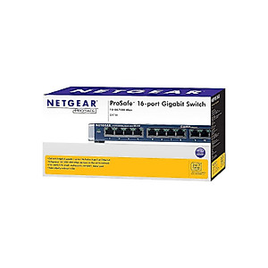 2D84386 - Netgear ProSafe GS116 16-port Gigabit Ethernet Switch