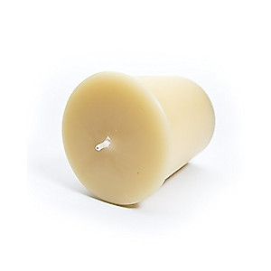 Vanilla Bean Soy Votive Candles - Scented with Natural Fragrance Oils - 6 Beige Natural Votive Candle Refills - Bakery & Food Collection