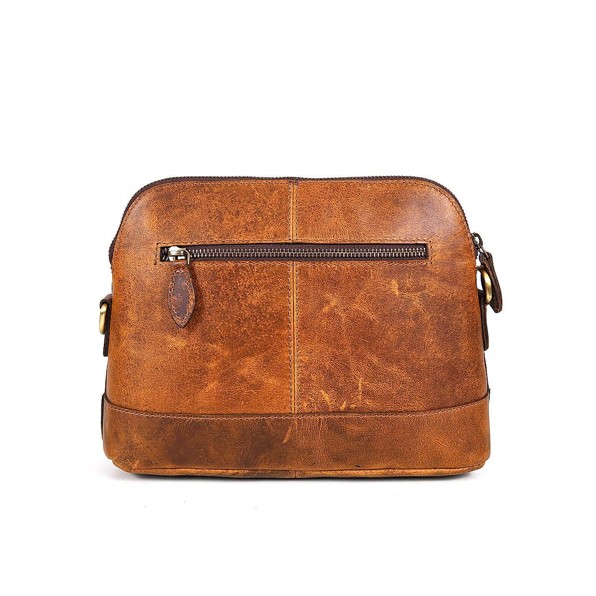 Aaron Leather Goods Crossbody Handbag for Women Genuine Leather (Medallion)