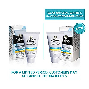 Olay Natural White Light Instant Glowing Fairness Cream, 40g