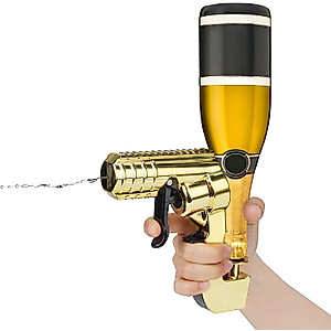Champagne Gun 4th Generation Upgraded Party Shooter with Extended Range Perfect for Bachelorette Parties Birthdays Celebrations