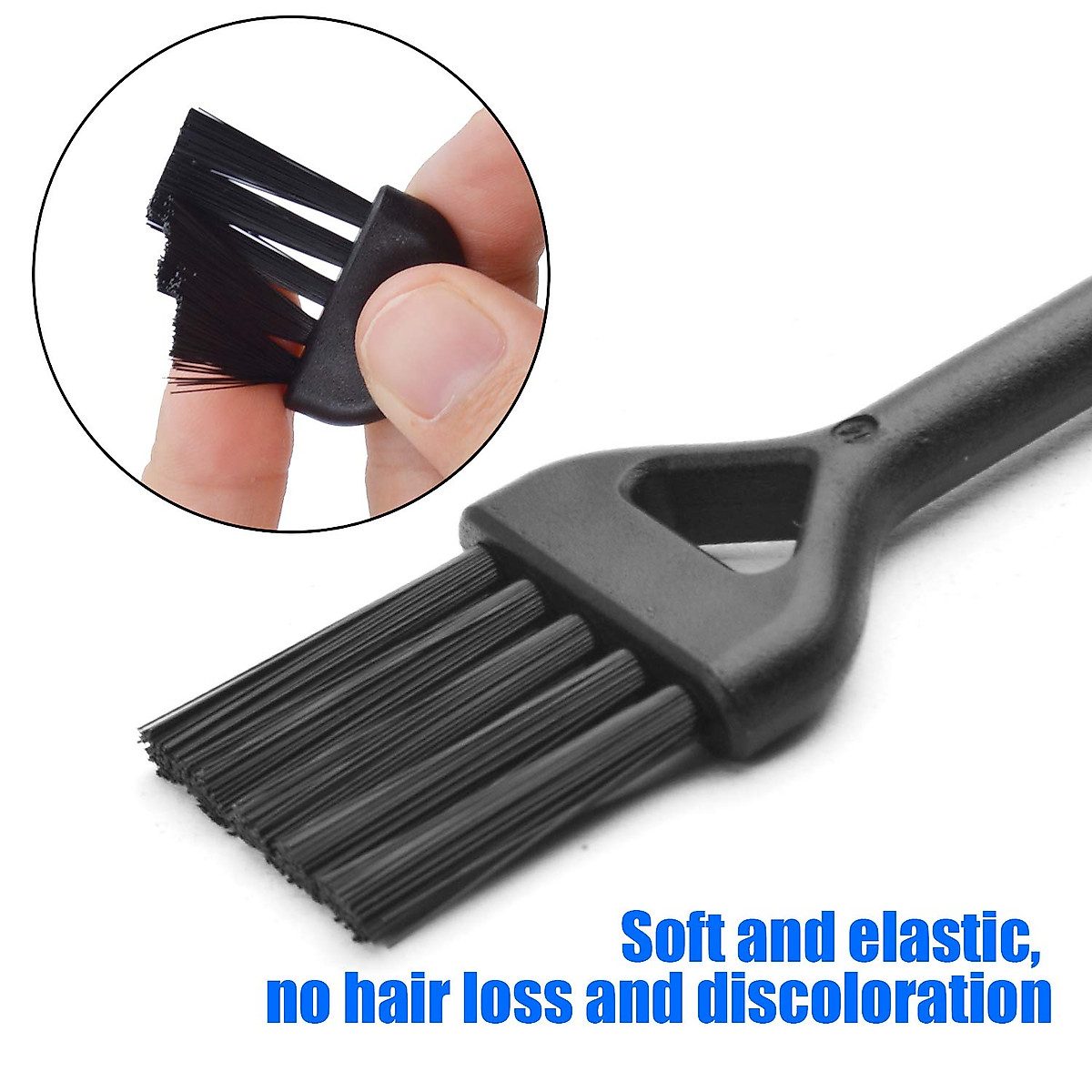 15pcs Electric Shaver Razor Cleaning Brushes Razor Cleaner Set Nylon Bristles Cleaner Brush,3 Styles