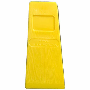Parts 4 Outdoor 4Pk 5.5" Tree Felling Wedge with Spikes Made in The USA Logging Equipment (Yellow)