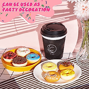 Chalyna 8 Pcs Fake Donuts Realistic Artificial Donuts Toy Fake Food Fake Cakes Desserts Donut Decorations Toys for Doughnut Party New Years Party Supplies Favors Food Decoration Prop, 1.78 (Cute)