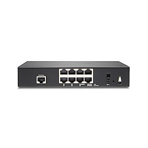 Sonicwall TZ370 Network Security Appliance (02-SSC-2825) | Next-Generation Firewall | Zero-Touch Deployment | 8X 1GbE Ports