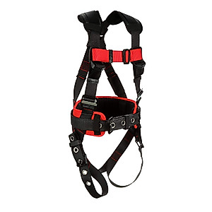 3M Protecta Construction Style Harness 1161300, Black, Small, 1 Ea/Case