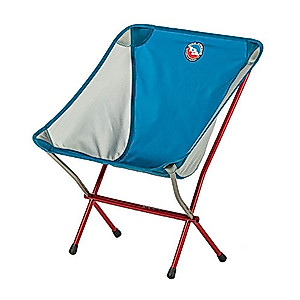 Big Agnes Mica Basin Chair- Ultralight, Portable Chair for Camping and Backpacking, Blue/Gray