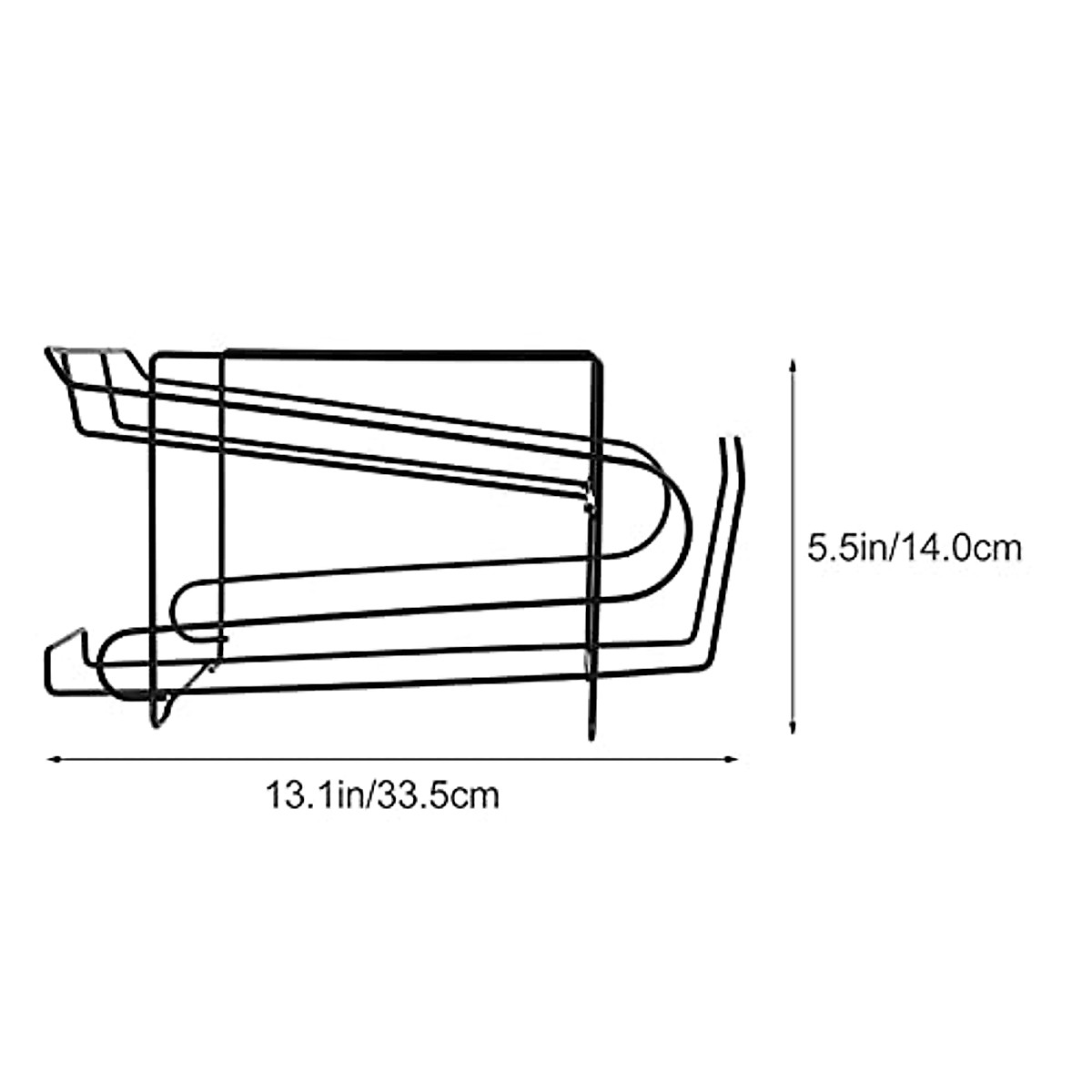 Fridge Soda Can Dispenser 2-tier Soda Can Beverage Organizer Rack Shelf Wire Frame Stackable Beer Can Storage for Pantry or Refrigerator