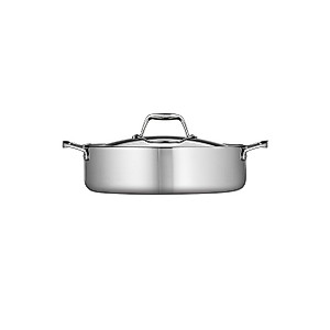 Tramontina 6 QT Covered Braiser - Tri-Ply Clad SS - SEA - Gourmet