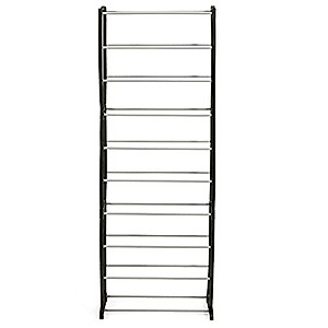 Metal Shoe Rack - 10 Tier Storage for Bedroom or Closet - Holds up to 30 Pairs