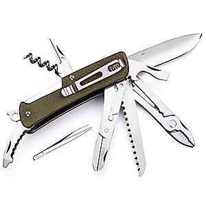 Ruike Multifunctional Knive, Green, G10 (M51-G)