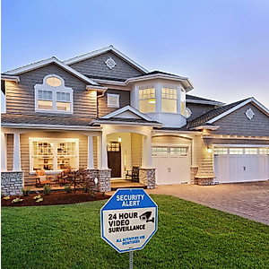 Video Surveillance Sign - Home Security Sign - Security Camera Sign - All Activities are Monitored - Rust Free 12" x 12" Aluminum Sign, by Gentoly