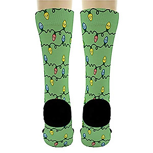 Holiday Socks Christmas Socks Kawaii Lights Xmas Socks Stocking Stuffers 6-Pair Novelty Crew Socks
