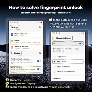 AACL [4-Pack for Samsung Galaxy S24 Plus Screen Protector Film [Not Glass] Bubble free Galaxy S24 Plus 5G Hybrid Film [Fingerprint Compatible][7H Hybrid]