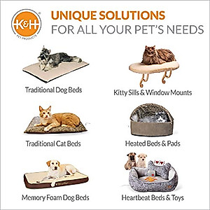 K&H Pet Products Microwavable Pet Bed Warmer Blue 9" x 9"