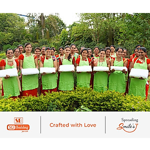 SGI bedding 3 Piece Duvet Cover Oversized Queen Size, Pinch 600 TC, 100% Cotton Sateen,1 Duvet Cover with 2 Pillows Covers,with Zipper Closure & Corner Ties, Soft,Cooling & Breathable - Blood Red