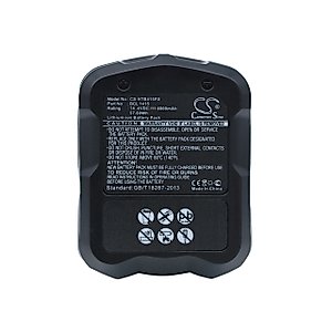 GYMSO Battery Replacement for Hitachi 327728, 327729, BCL 1415, BCL 1430, BCL1415, EBL 1430 DS 14DMR, DS 14DV, DS 14DVA, DS 14DVB, DS 14DVB2, DS 14DVB2K, DS 14DVF