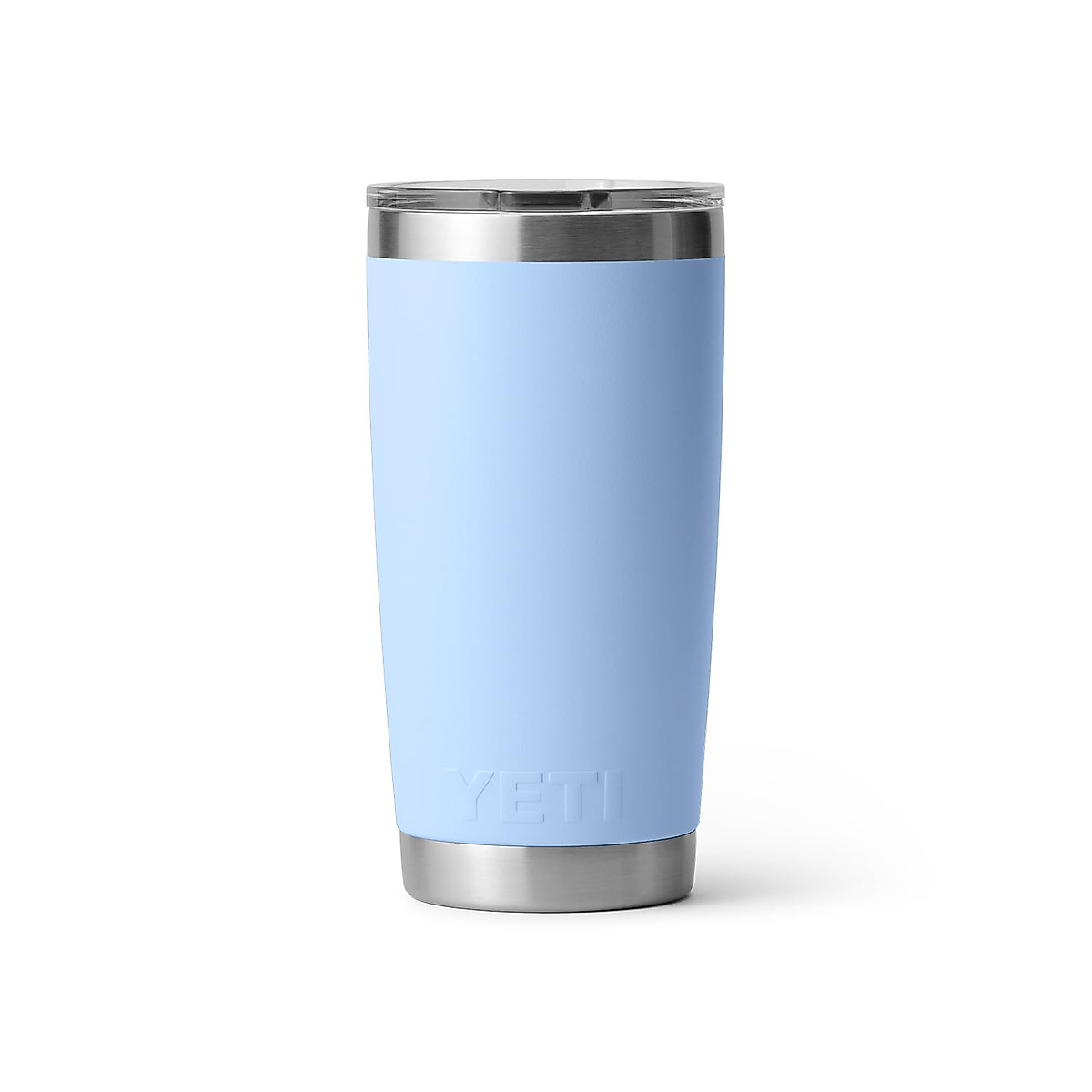 YETI Rambler 20 oz Tumbler, Stainless Steel, Vacuum Insulated with MagSlider Lid, Big Sky Blue