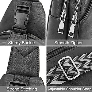 CLUCI Sling Bag for Women, Cross Body Bag for Woman, Crossbody Bags for Women, Crossbody Bag, Leather Sling Backpack, Sling Bag Travel Hiking Cycling